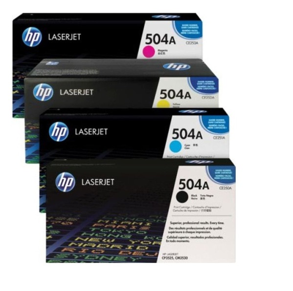 Cartucho de tóner cian HP 504A HP CE251A - INDACTEC